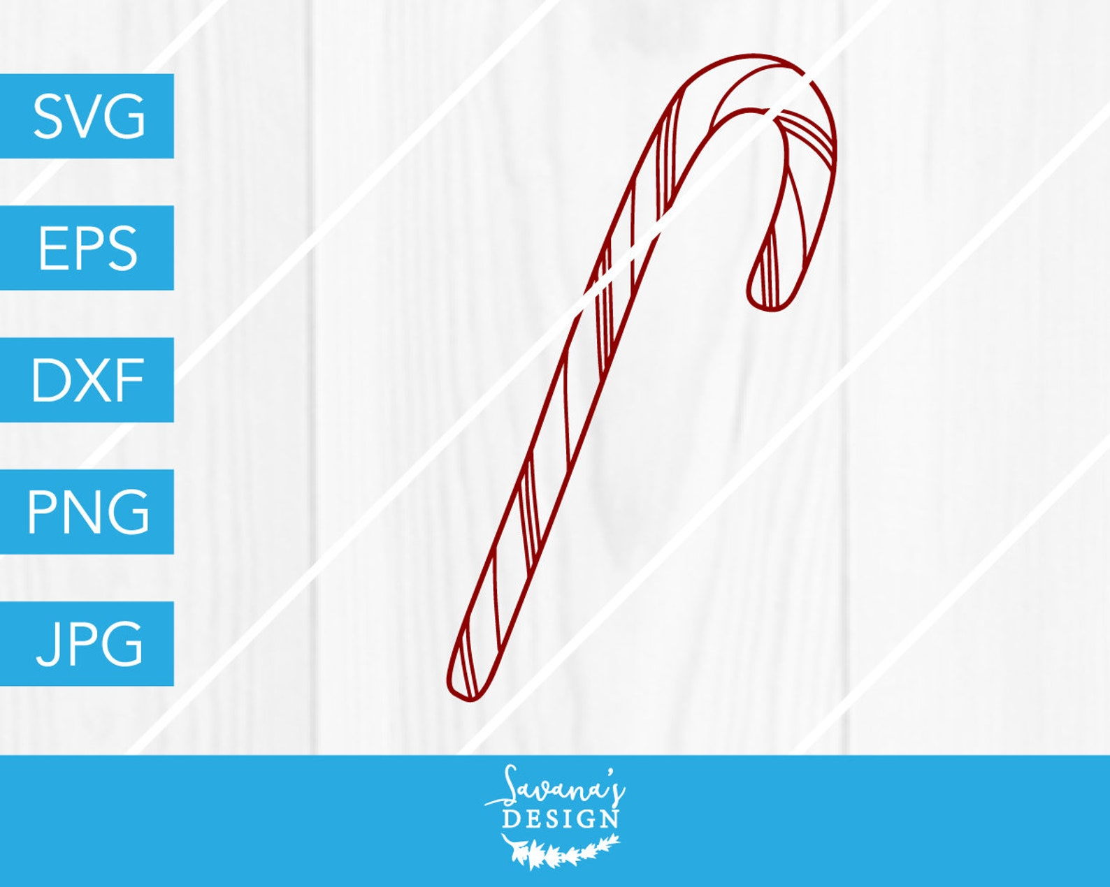 Candy Cane Cut File | Pro World