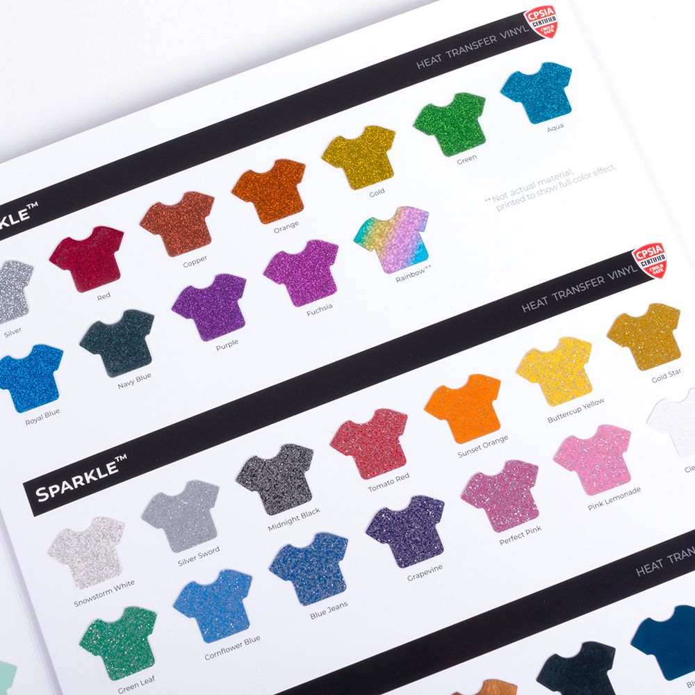 Vinyl Color Chart GreenStar 20 Color 12"x12" Sheets Indoor Vinyl